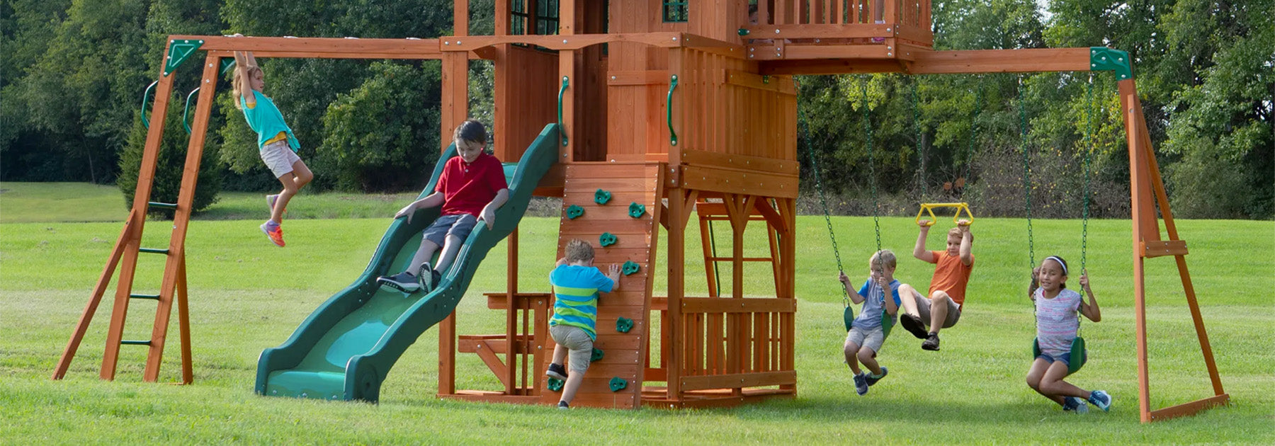 Guide to Proper Swing Set Placement - Backyard Discovery