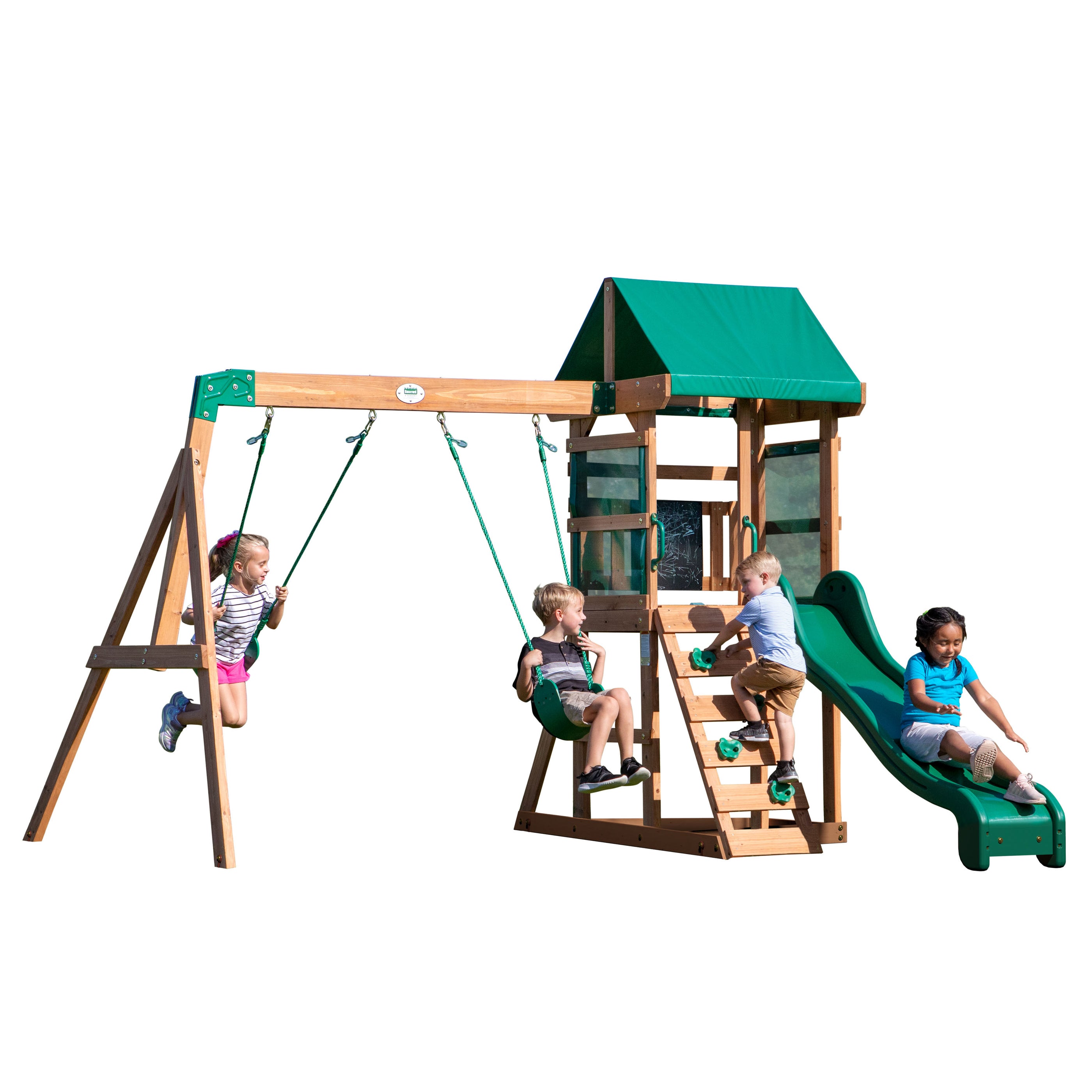 Buckley Hill Swing Set for Kids - Backyard Discovery