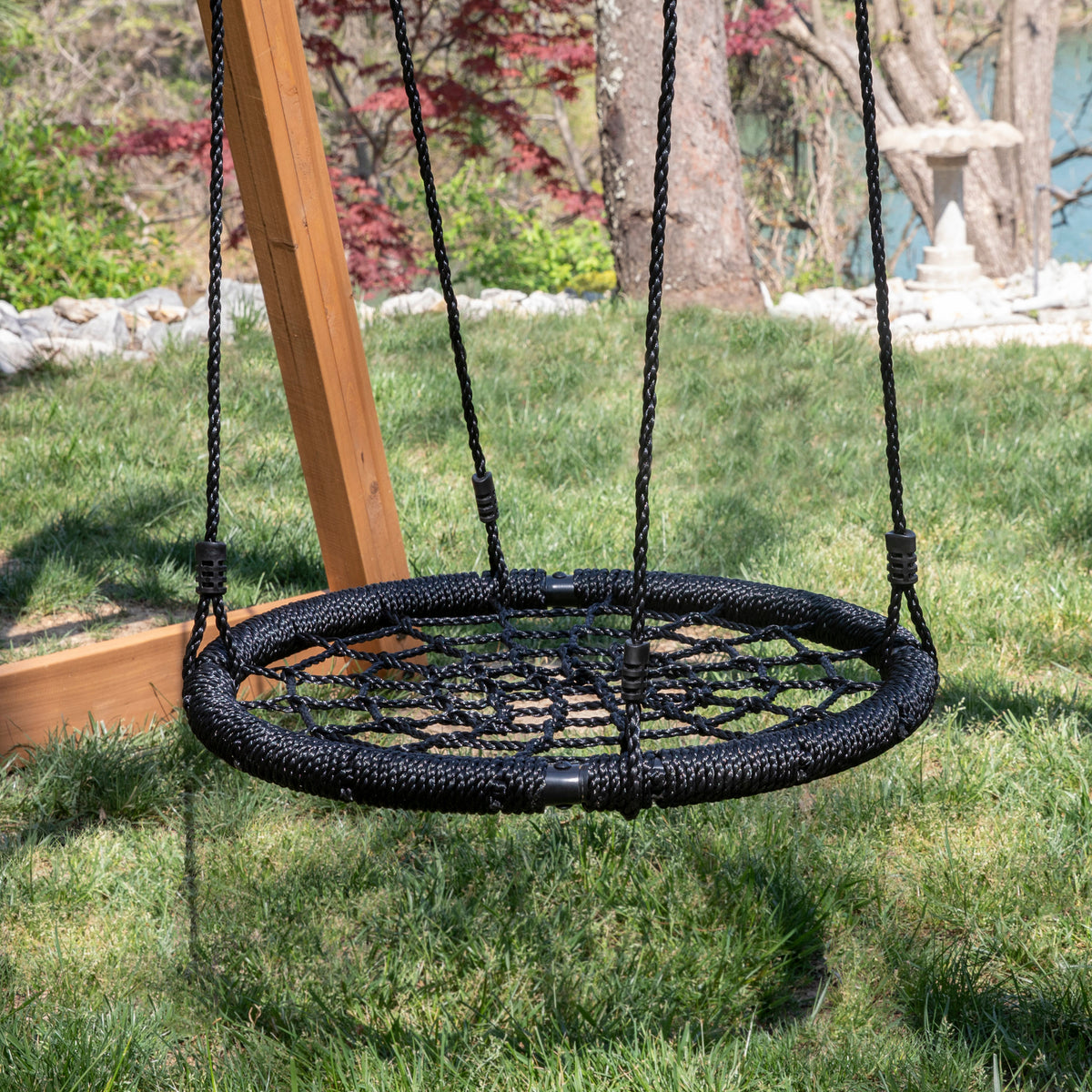Endeavor II Swing Set with Wave Slide – Backyard Discovery