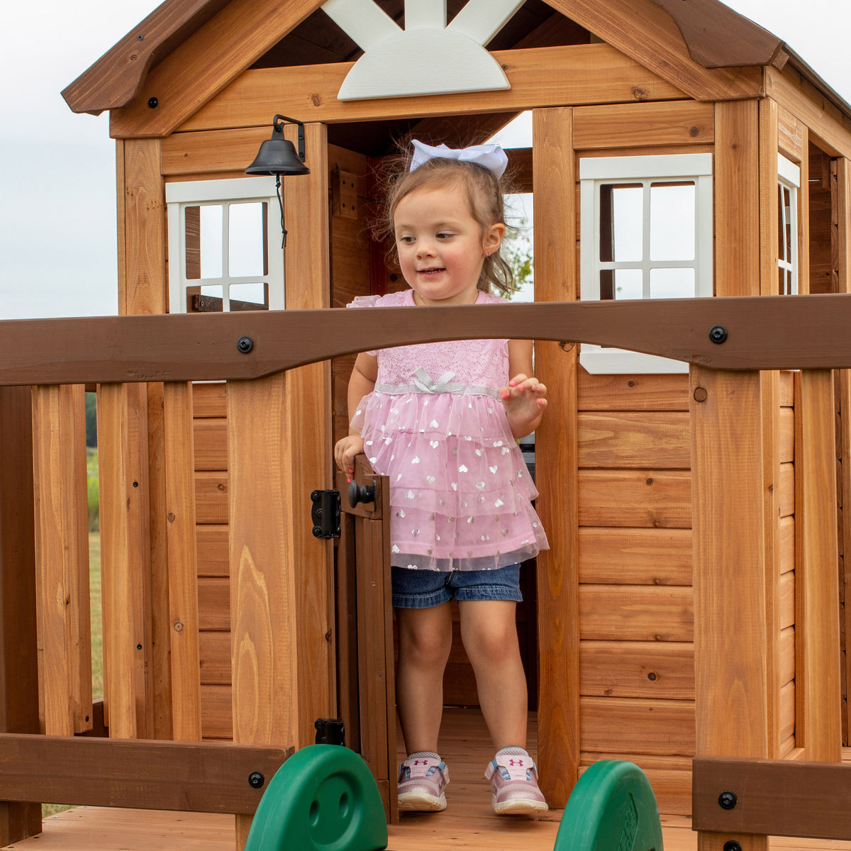 Echo Heights Elevated Wooden Playhouse