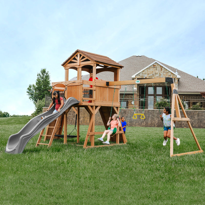 Sterling Point Wooden Swing Set
