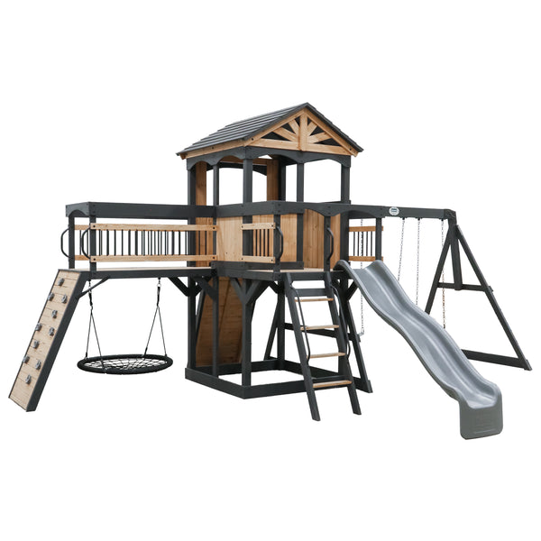 Timber Crossing Outdoor Wooden Swing Set