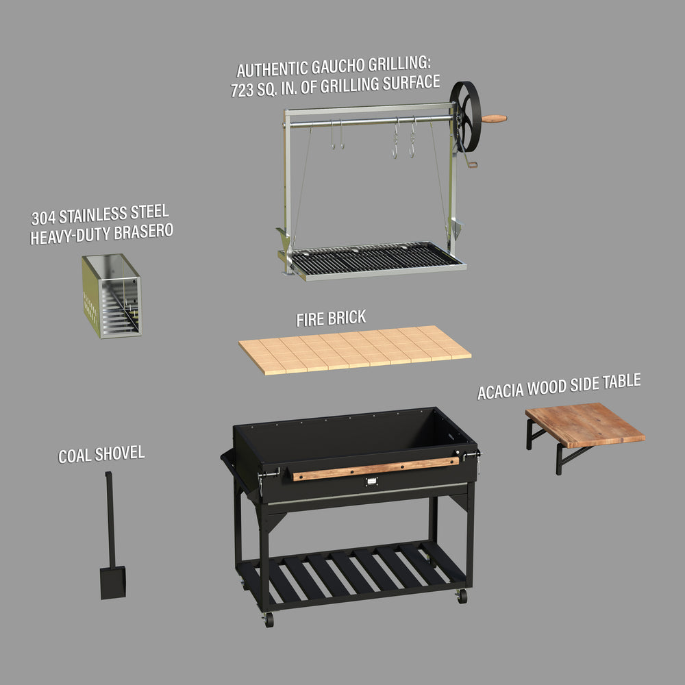 Premium Argentine/Santa Maria BBQ Grill – Backyard Discovery