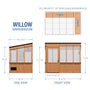 9x6 Willow Greenhouse – Backyard Discovery