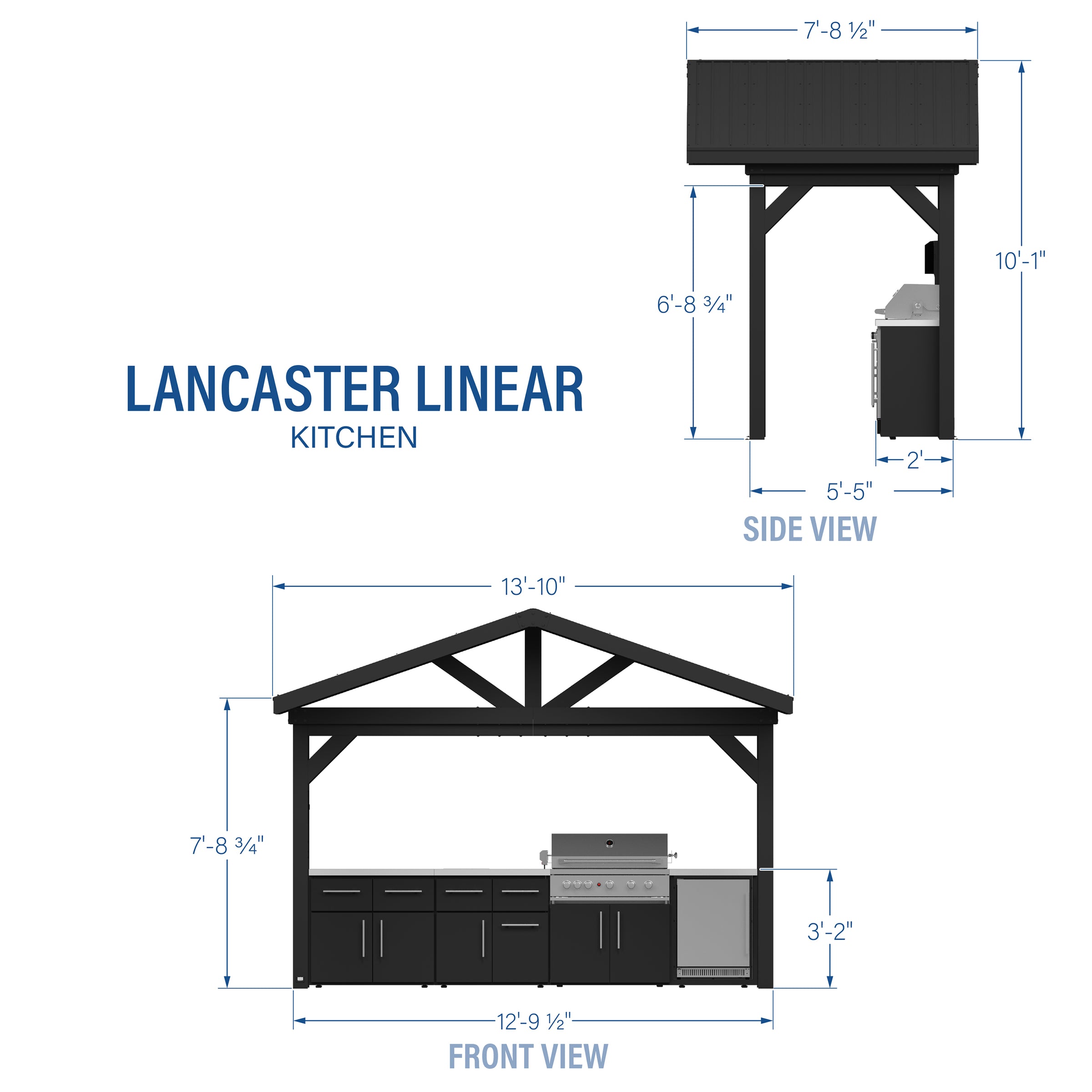 Lancaster Linear Outdoor Kitchen