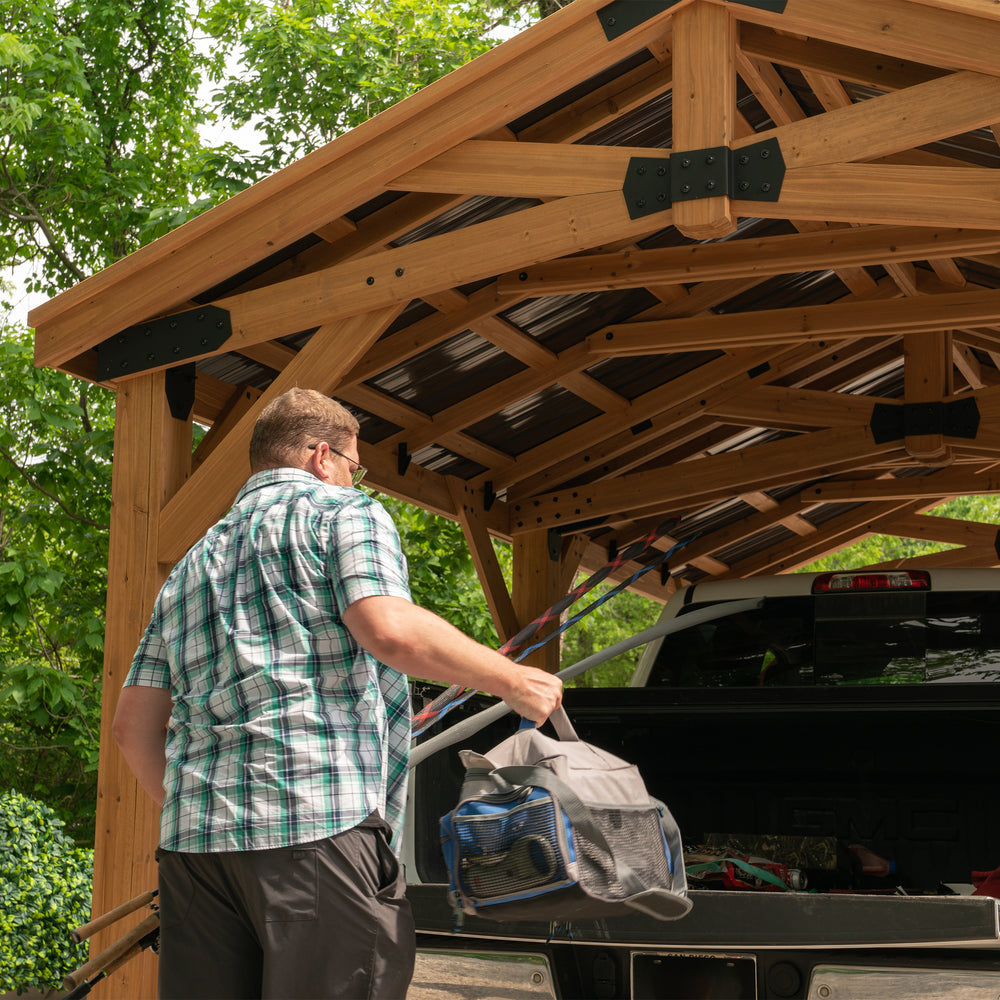 24x12 Norwood Carport/Gazebo – Backyard Discovery