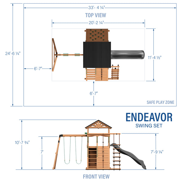 Endeavor Swing Set – Backyard Discovery
