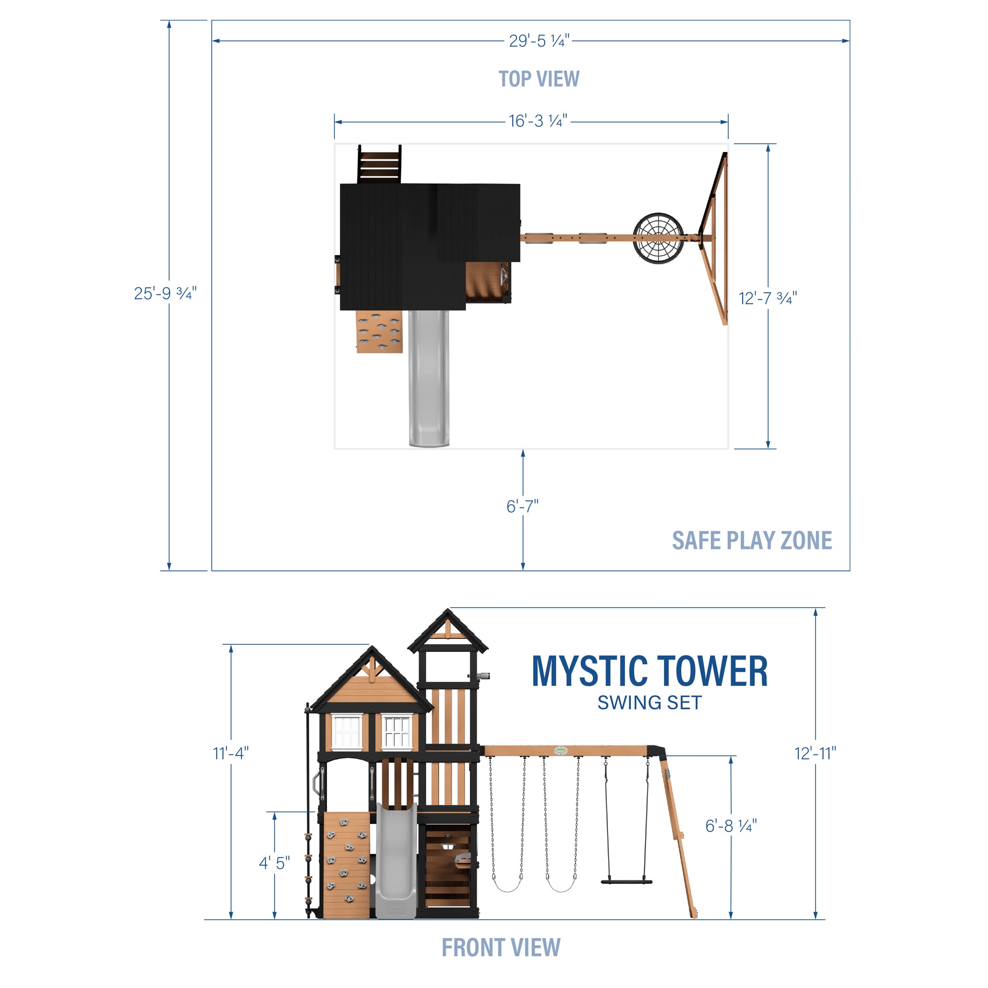 Mystic Tower Swing Set