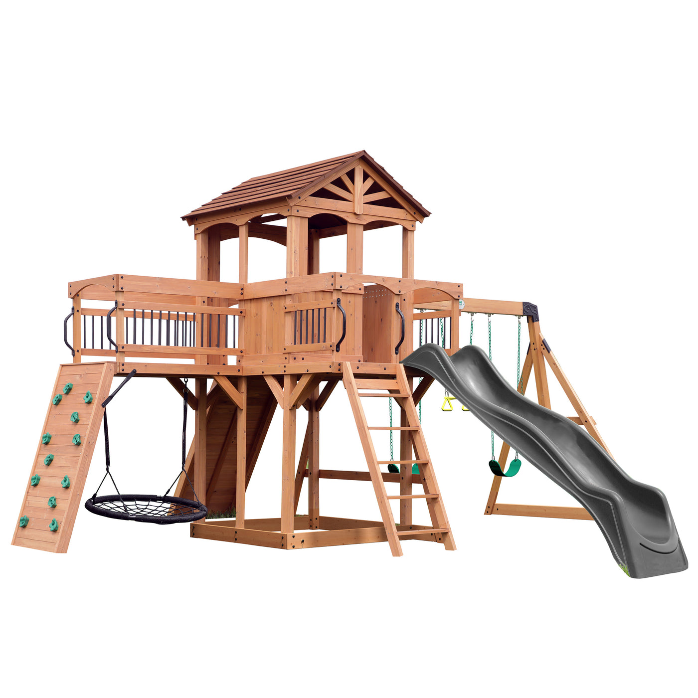 Sterling Point Wooden Swing Set