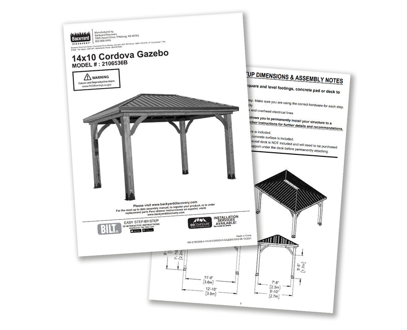 Ready-to-Assemble Gazebo Kits - Backyard Discovery