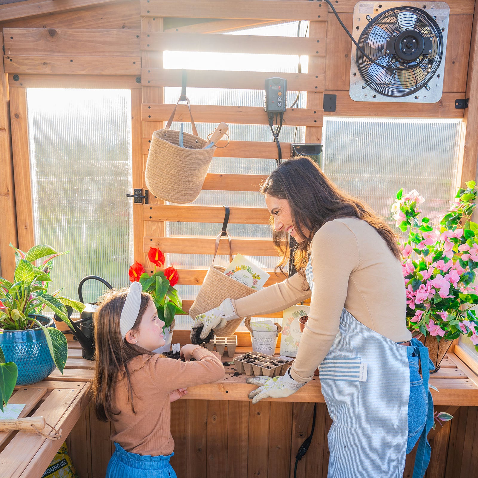 9x6 White Bellerose Greenhouse – Backyard Discovery