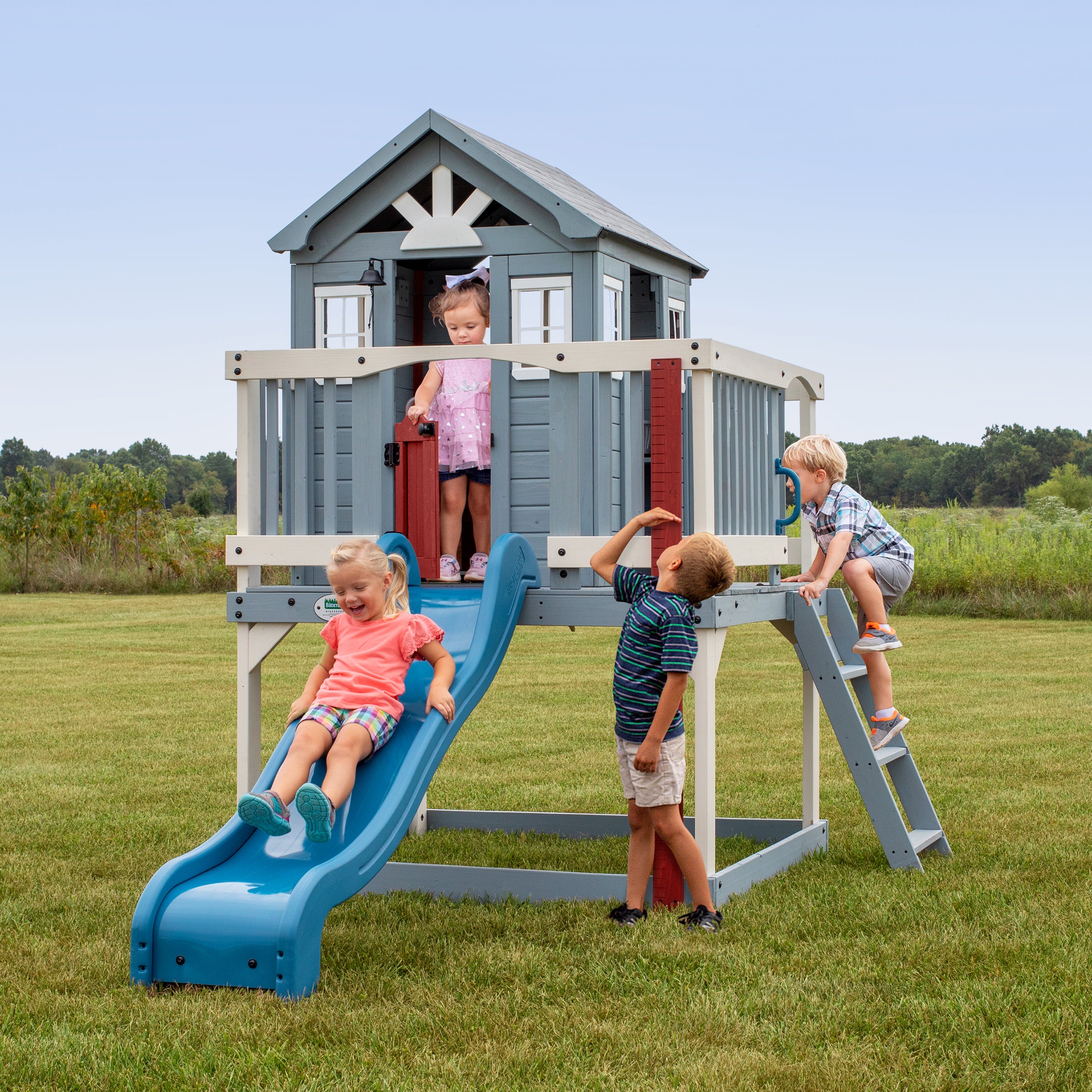 Beacon Heights Playhouse with Slide