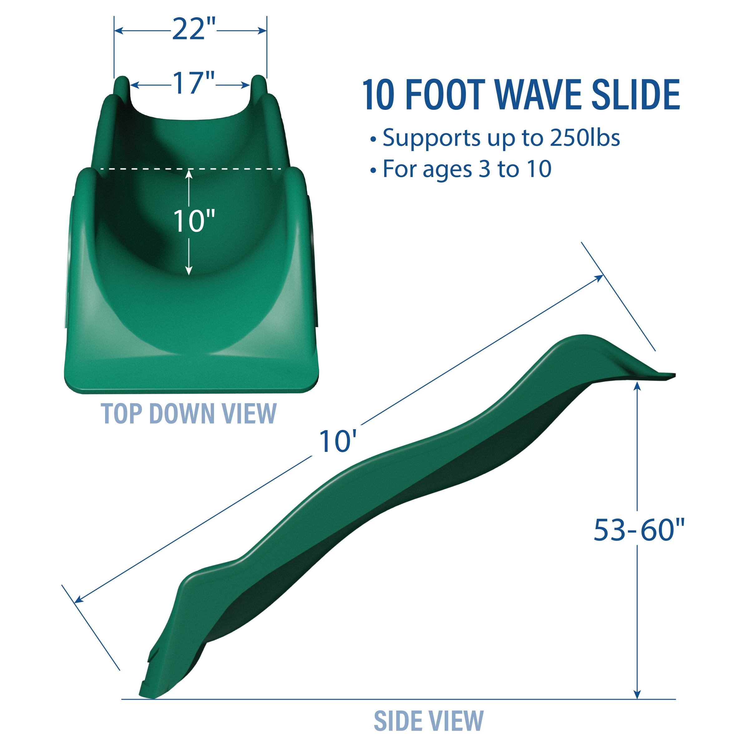 Wave Slide - 10 foot