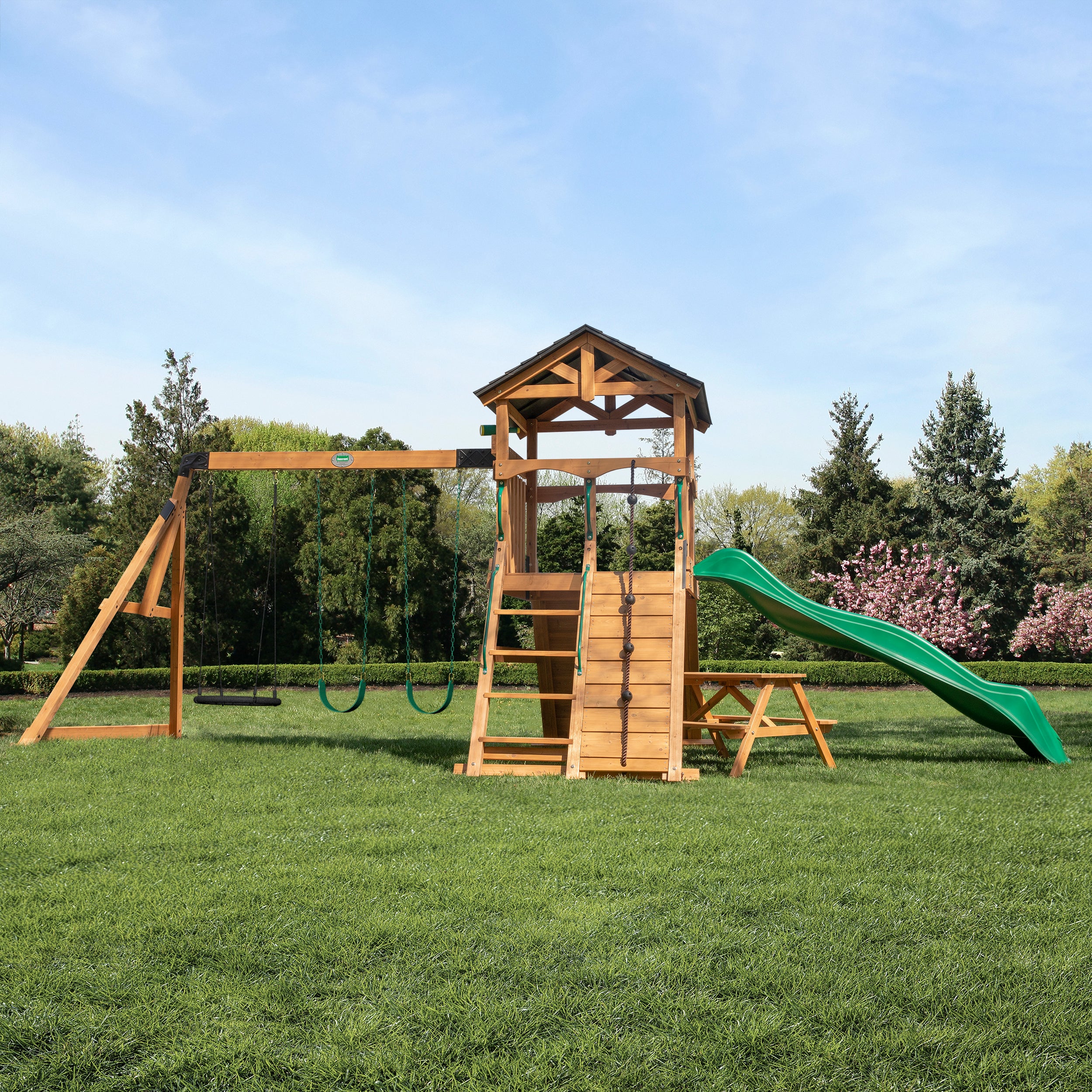 Endeavor II Swing Set – Backyard Discovery