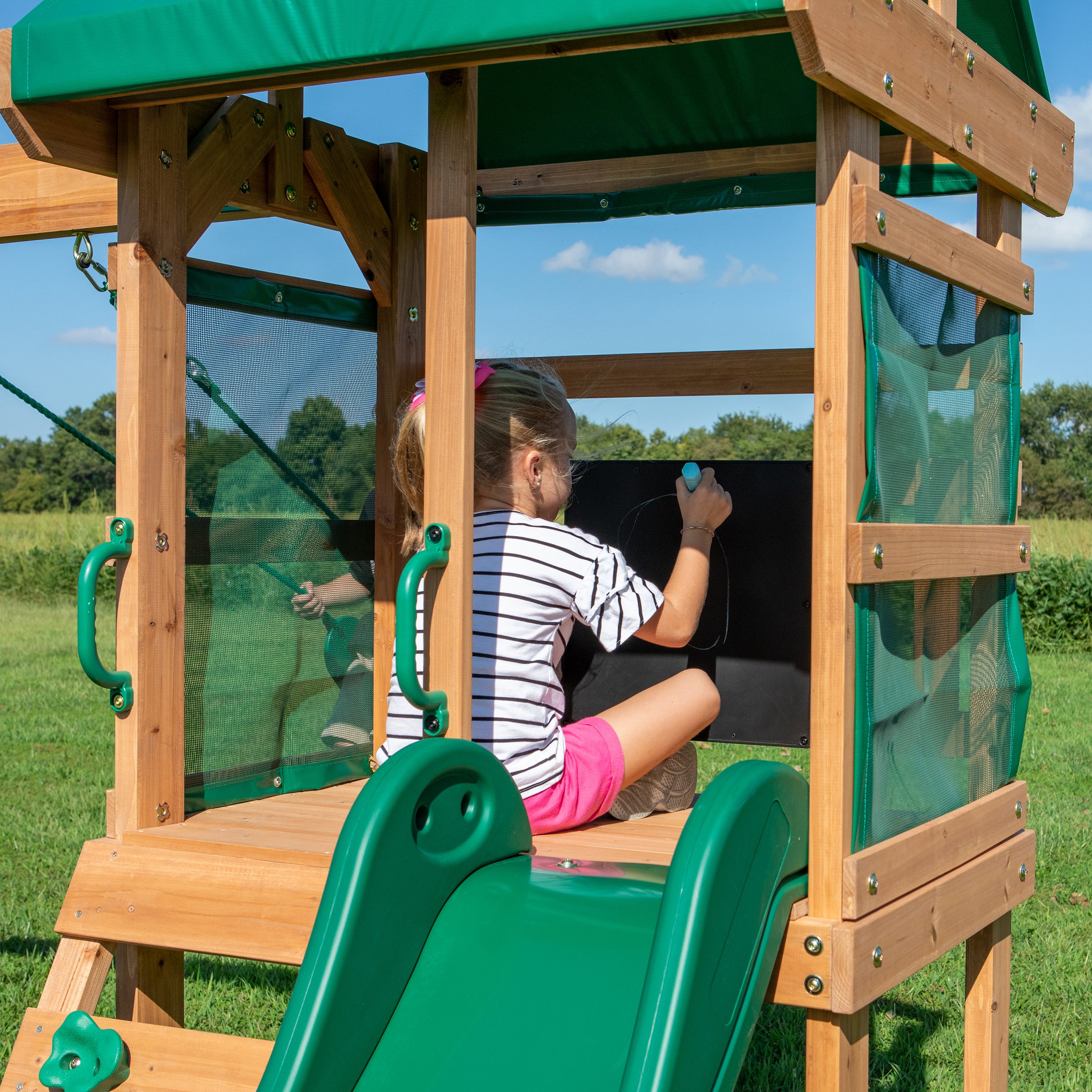 Buckley Hill Swing Set for Kids - Backyard Discovery