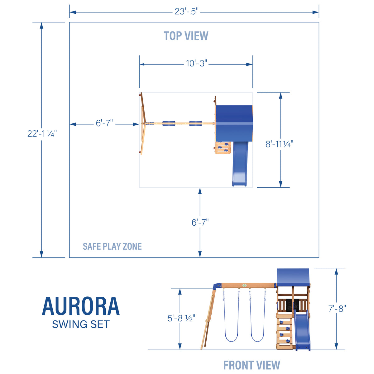 Aurora Swing Set – Backyard Discovery