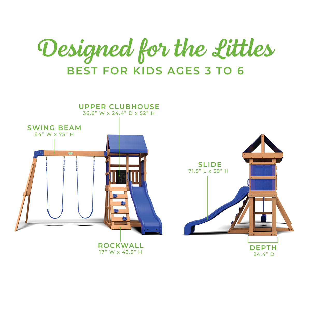 Aurora Swing Set – Backyard Discovery