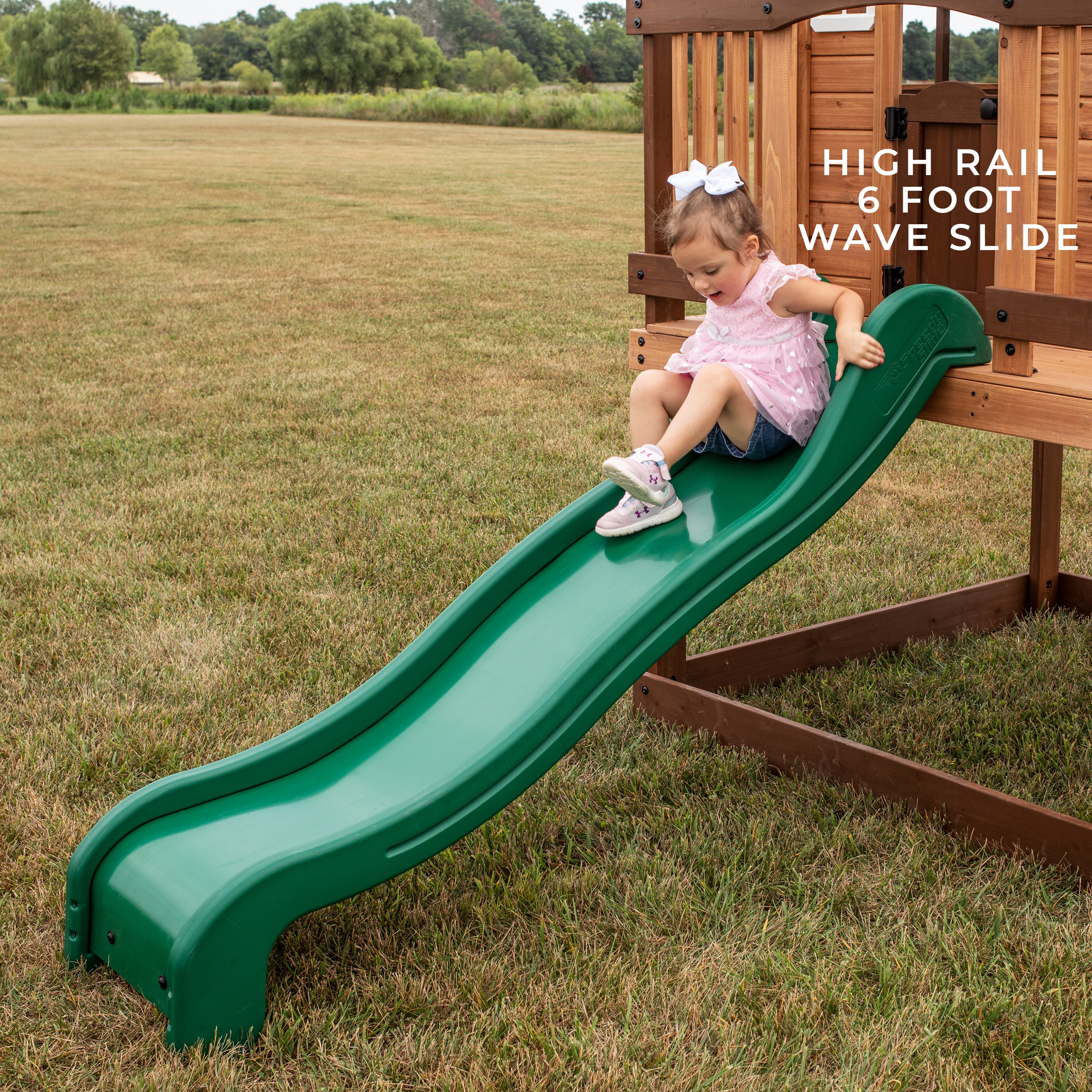 Echo Heights Elevated Wooden Playhouse