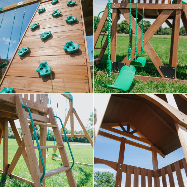 Lightning Ridge Swing Set – Backyard Discovery