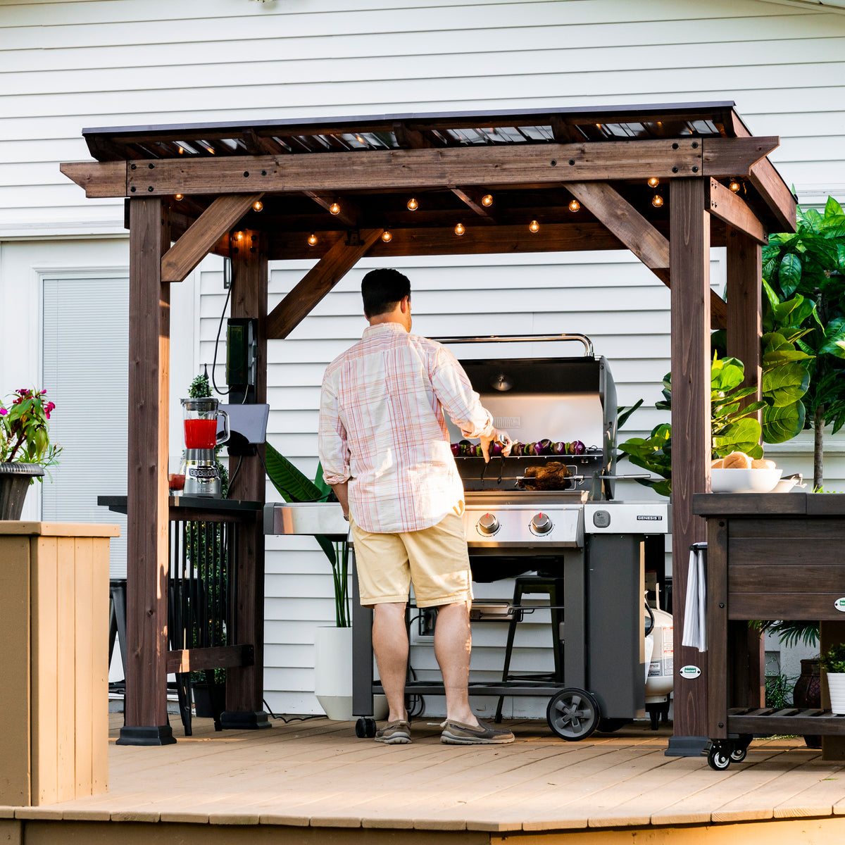 Saxony Grill Gazebo – Backyard Discovery